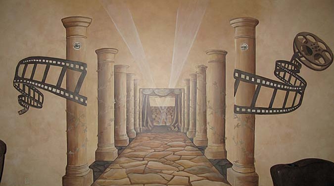 SEPIA MURALS TONE ON TONE - Paradise Studios Luxury Interiors