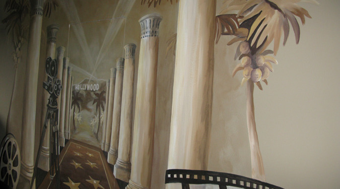 SEPIA MURALS TONE ON TONE - Paradise Studios Luxury Interiors